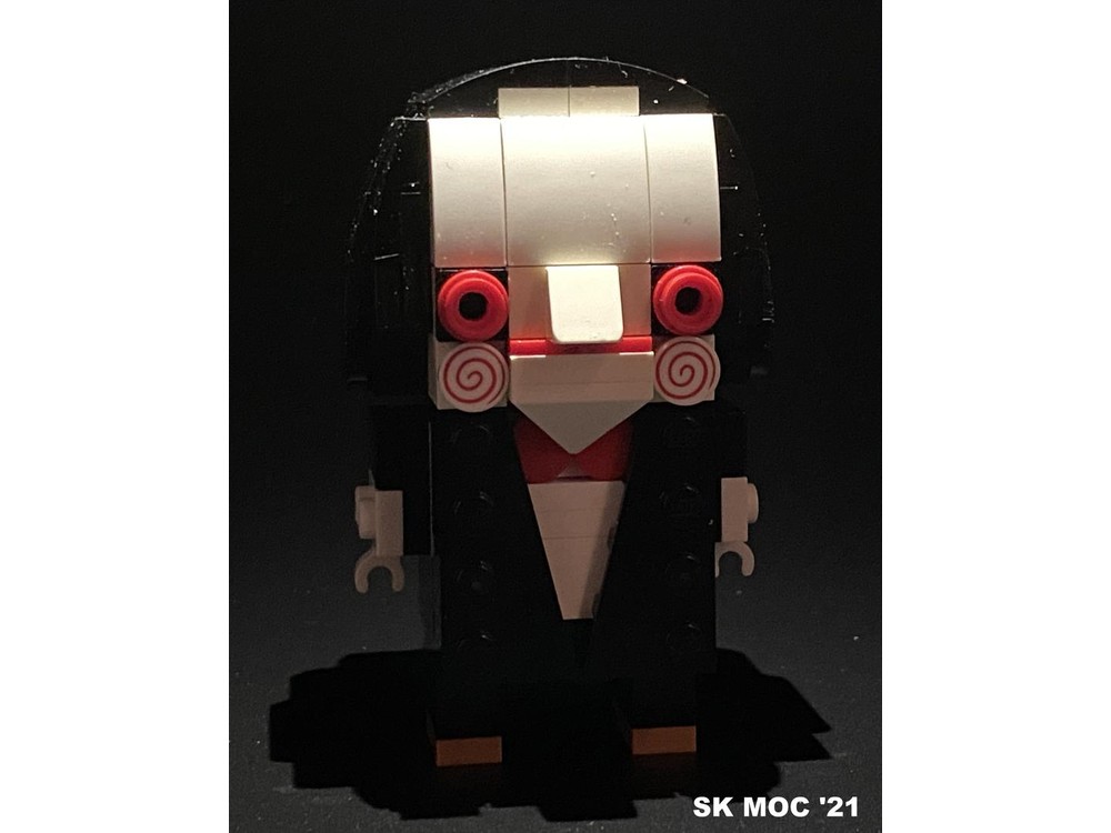 Lego Moc Brickheadz Billy Saw By Skmoc Rebrickable Build With Lego