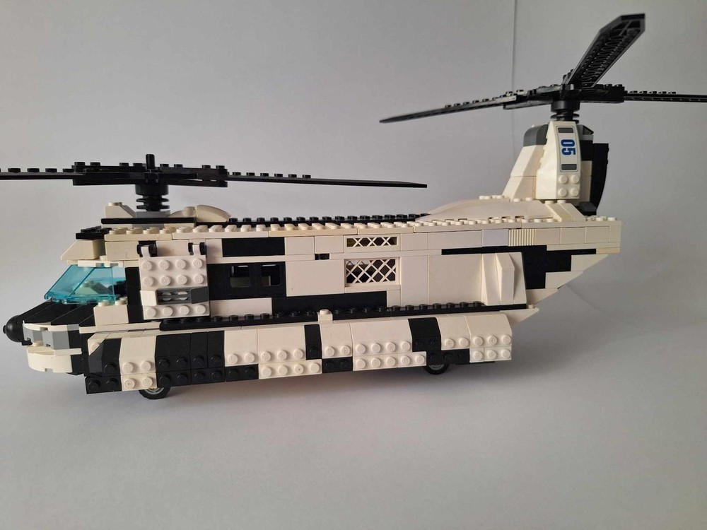 LEGO MOC Helicopter Boeing CH-47 Chinook by Pabluas | Rebrickable ...