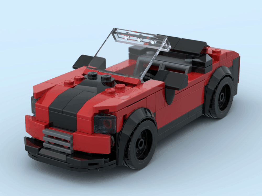 LEGO MOC Red stripe car 60407 alt by Jerry182 | Rebrickable - Build ...