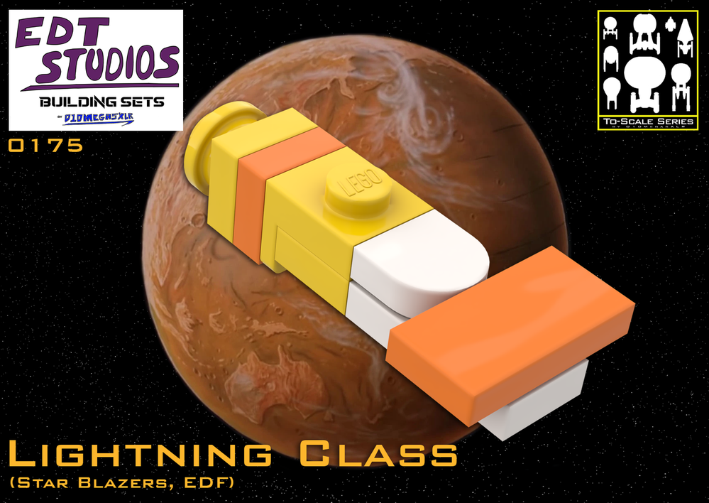 LEGO MOC Lightning Class (EDF) by D10MegasXLR | Rebrickable - Build ...