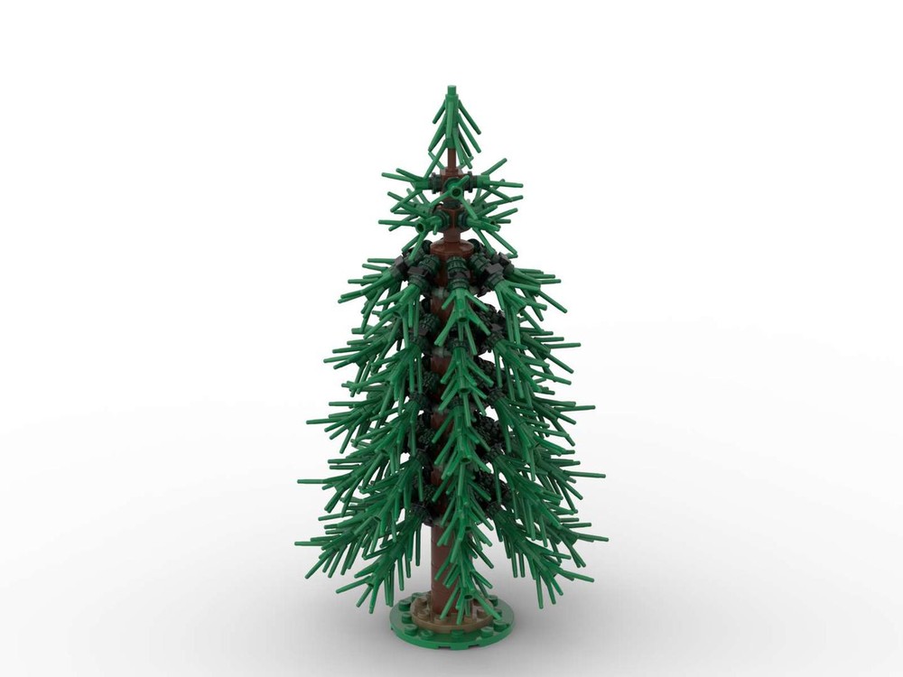 LEGO MOC Pine Tree by brick_art_lille | Rebrickable - Build with LEGO