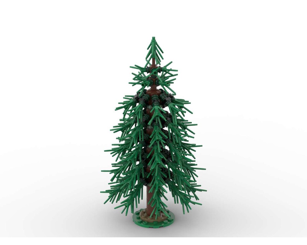 LEGO MOC Pine Tree by brick_art_lille | Rebrickable - Build with LEGO