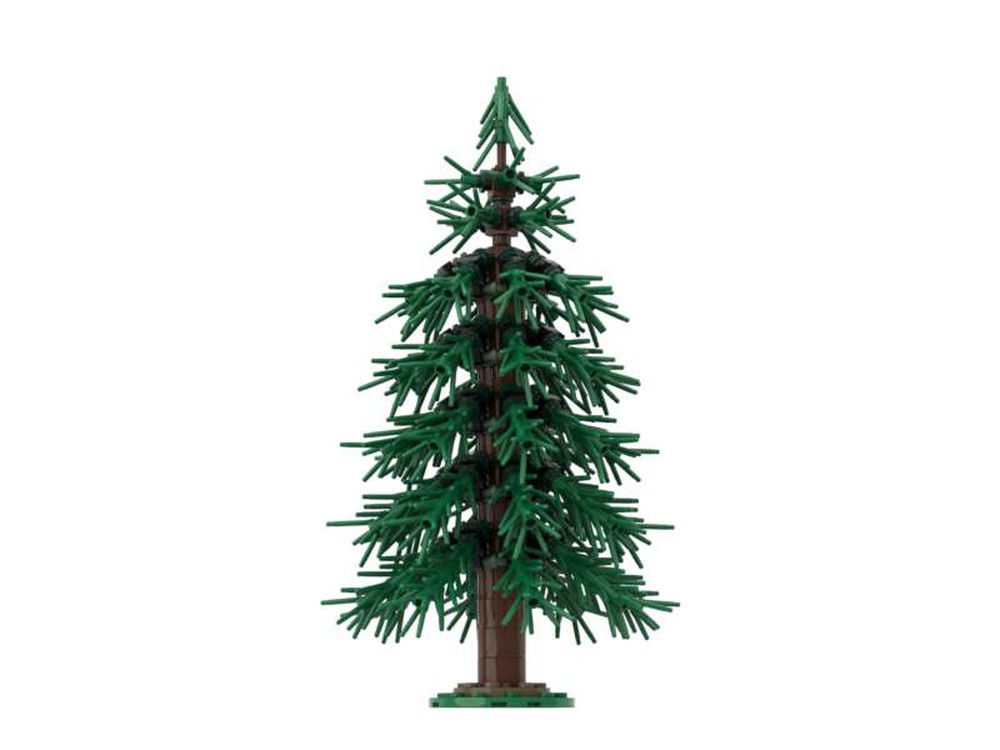 LEGO MOC Pine Tree by brick_art_lille | Rebrickable - Build with LEGO
