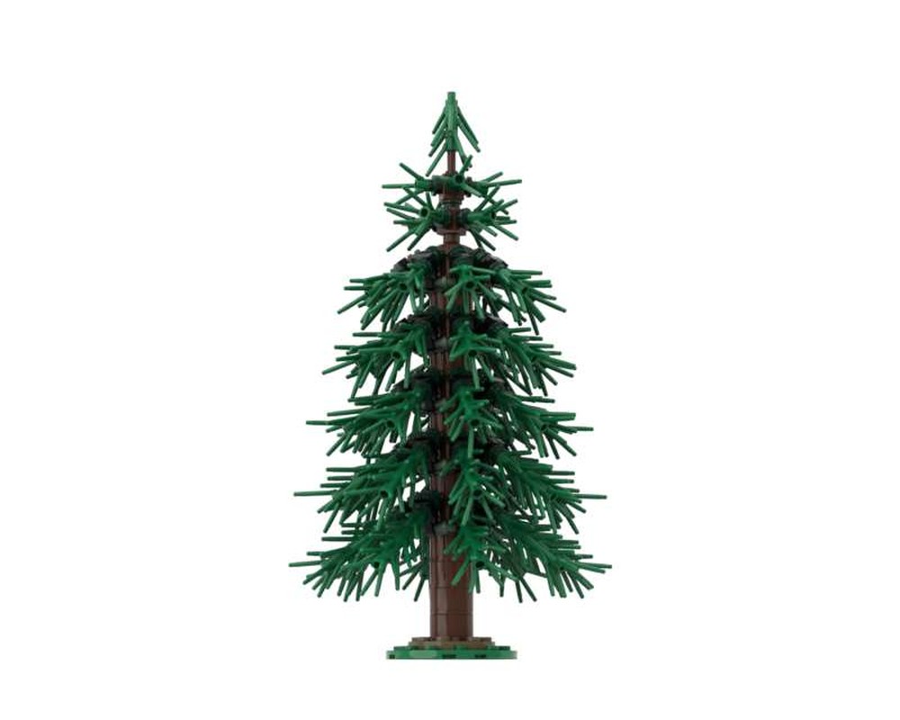 LEGO MOC Pine Tree by brick_art_lille | Rebrickable - Build with LEGO
