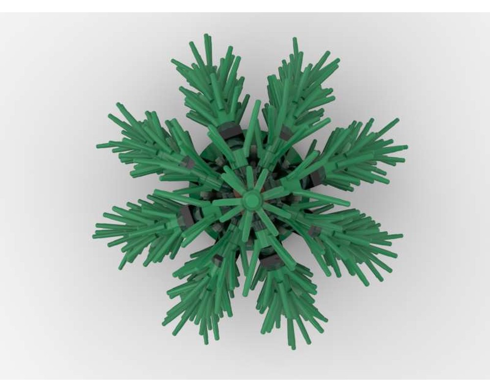 LEGO MOC Pine Tree by brick_art_lille | Rebrickable - Build with LEGO