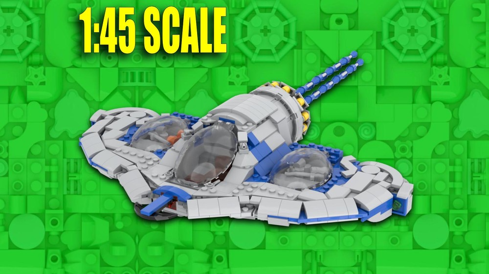 LEGO MOC 1:45 Minifigure Scale Gungan Bongo Submarine by Master Mouldie ...