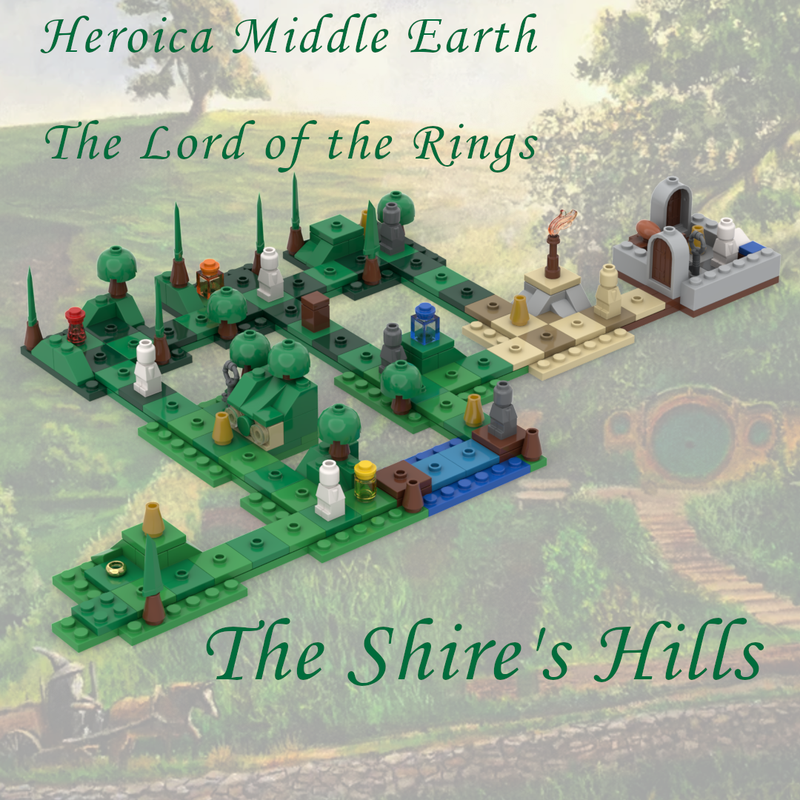 LEGO MOC Heroica - The Shire's hills by Cegeha Elbe | Rebrickable ...