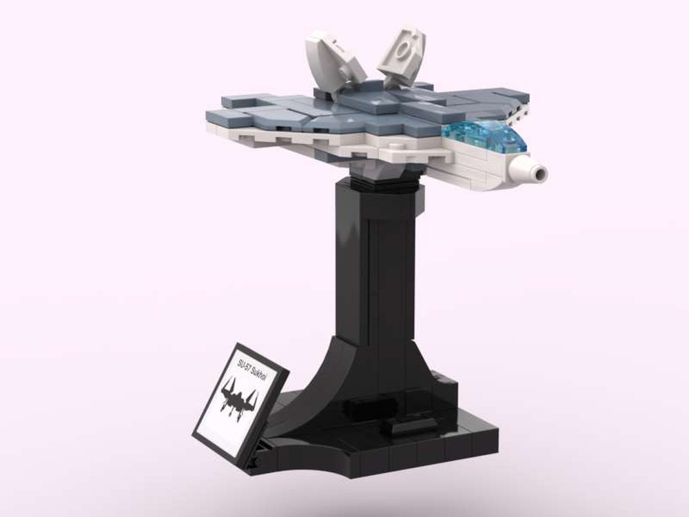 LEGO MOC SU-57 Mini by MATEILEGO | Rebrickable - Build with LEGO