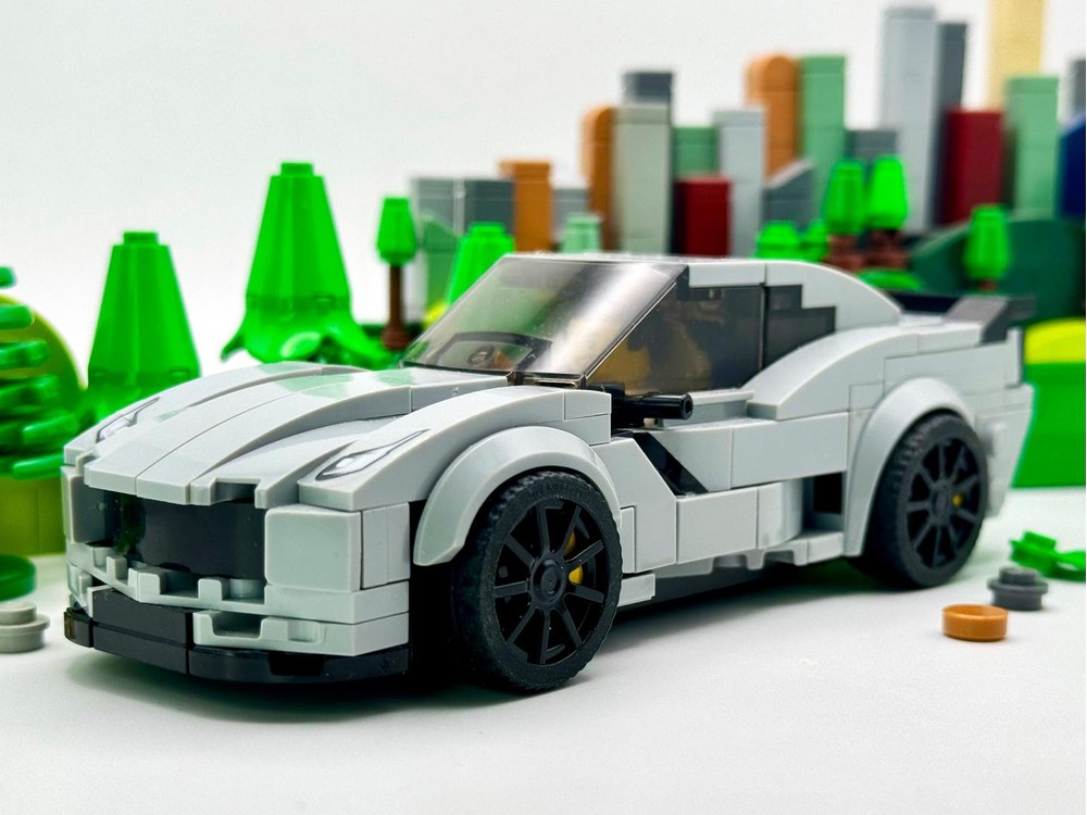 LEGO MOC Bowtie Corvette C7 by IBrickedItUp | Rebrickable - Build with LEGO