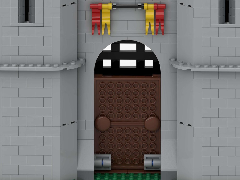 Lego Moc Modular Castle Gatehouse By Brickcastlefan Rebrickable