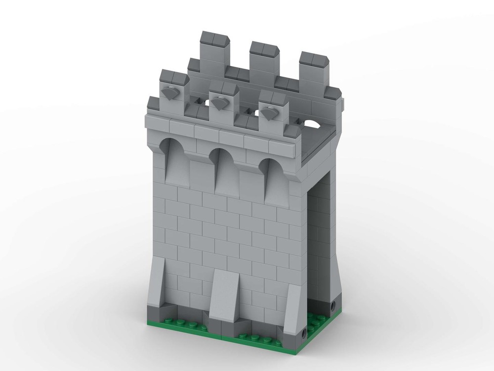 LEGO MOC Modular Castle Wall by BrickCastleFan | Rebrickable - Build ...