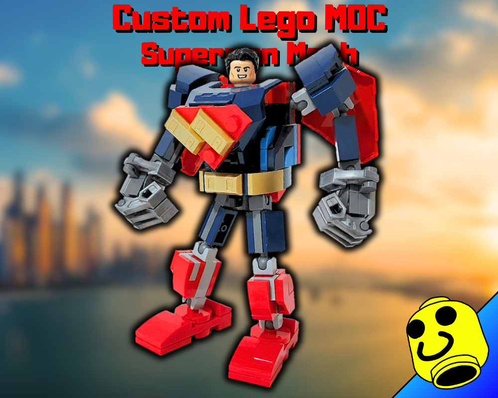 LEGO MOC Superman Mech by Noob Builds Lego | Rebrickable - Build with LEGO