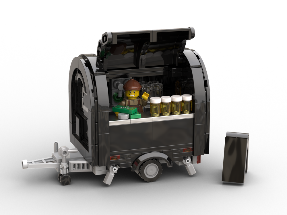 LEGO MOC Beer Serving Trailer by BorrisTheBricker | Rebrickable - Build ...