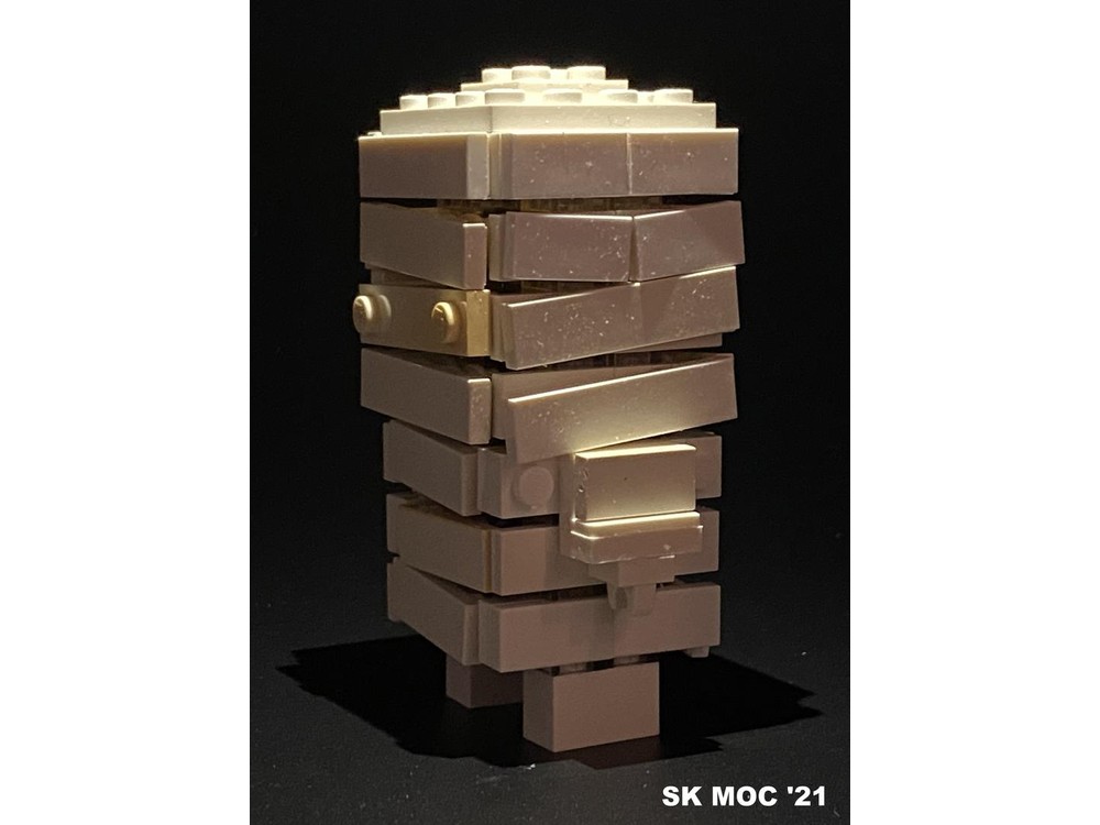 Lego Moc Brickheadz Mummy By Skmoc Rebrickable Build With Lego