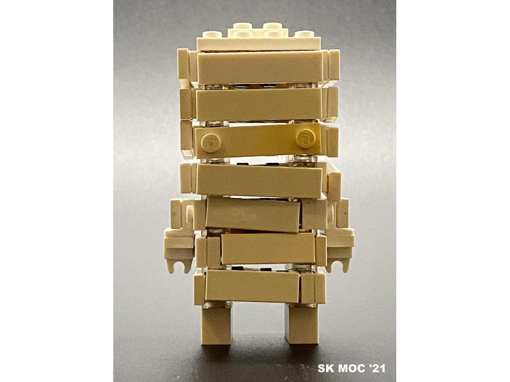 Lego Moc Brickheadz Mummy By Skmoc Rebrickable Build With Lego