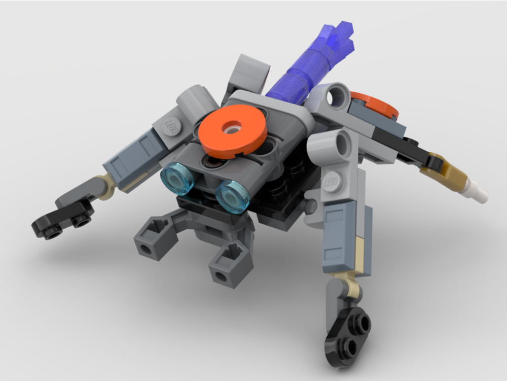 Lego Moc Crystal Spider By Cosmicconstructor Rebrickable Build With