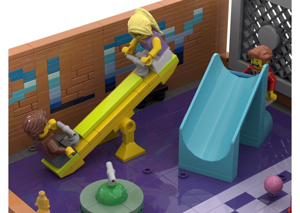 LEGO MOC City Play - Playground - 32x32 Baseplate by Brick.Mocman | Rebrickable - Build with LEGO