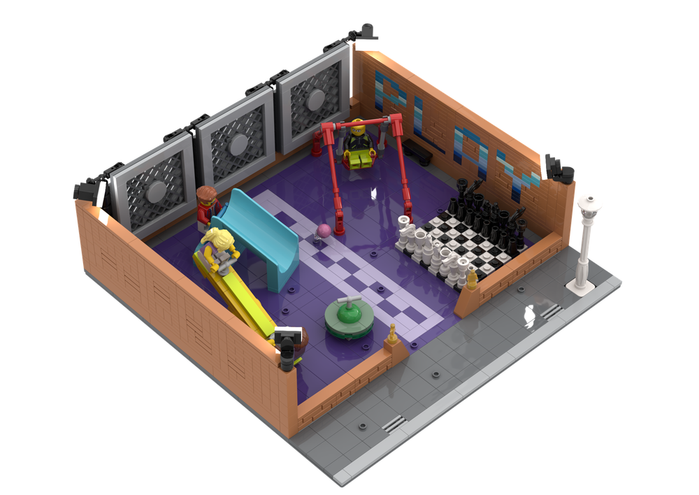 LEGO MOC City Play - Playground - 32x32 Baseplate by Brick.Mocman | Rebrickable - Build with LEGO