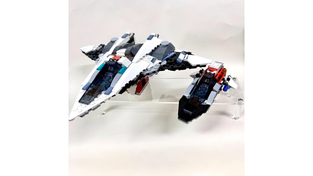 Lego Moc Interstellar Spaceship Upgrade Version 8 2x60430 By Anderson