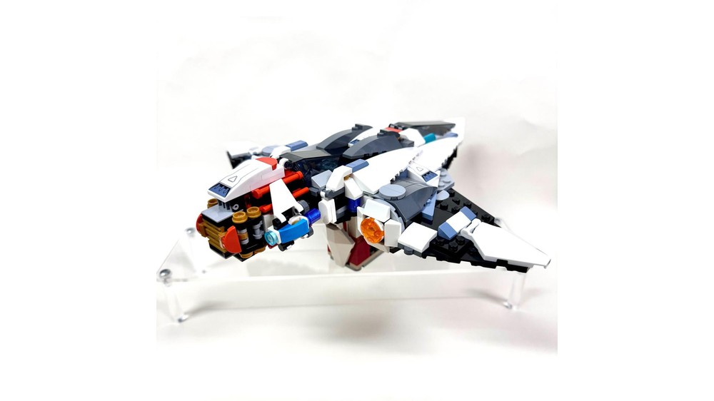 Lego Moc Interstellar Spaceship Upgrade Version 8 2x60430 By Anderson