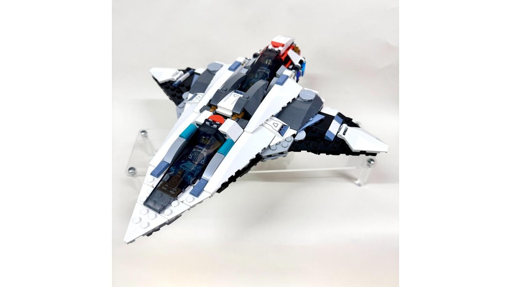 Lego Moc Interstellar Spaceship Upgrade Version 8 2x60430 By Anderson