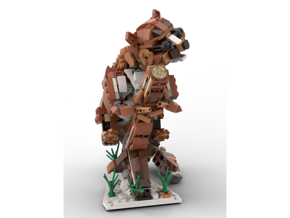 Lego Moc 31154 Brown Mouse Lemur By Zengogobrick Rebrickable Build