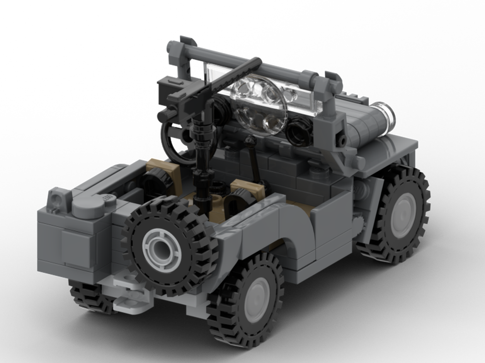 Lego Moc Ww2 Willys Jeep By Datlegoman Rebrickable Build With Lego