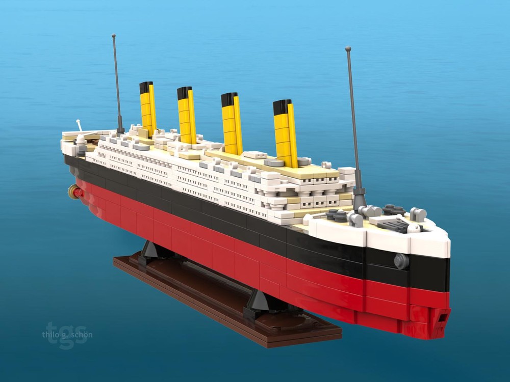 LEGO MOC RMS Titanic by T.Brick | Rebrickable - Build with LEGO