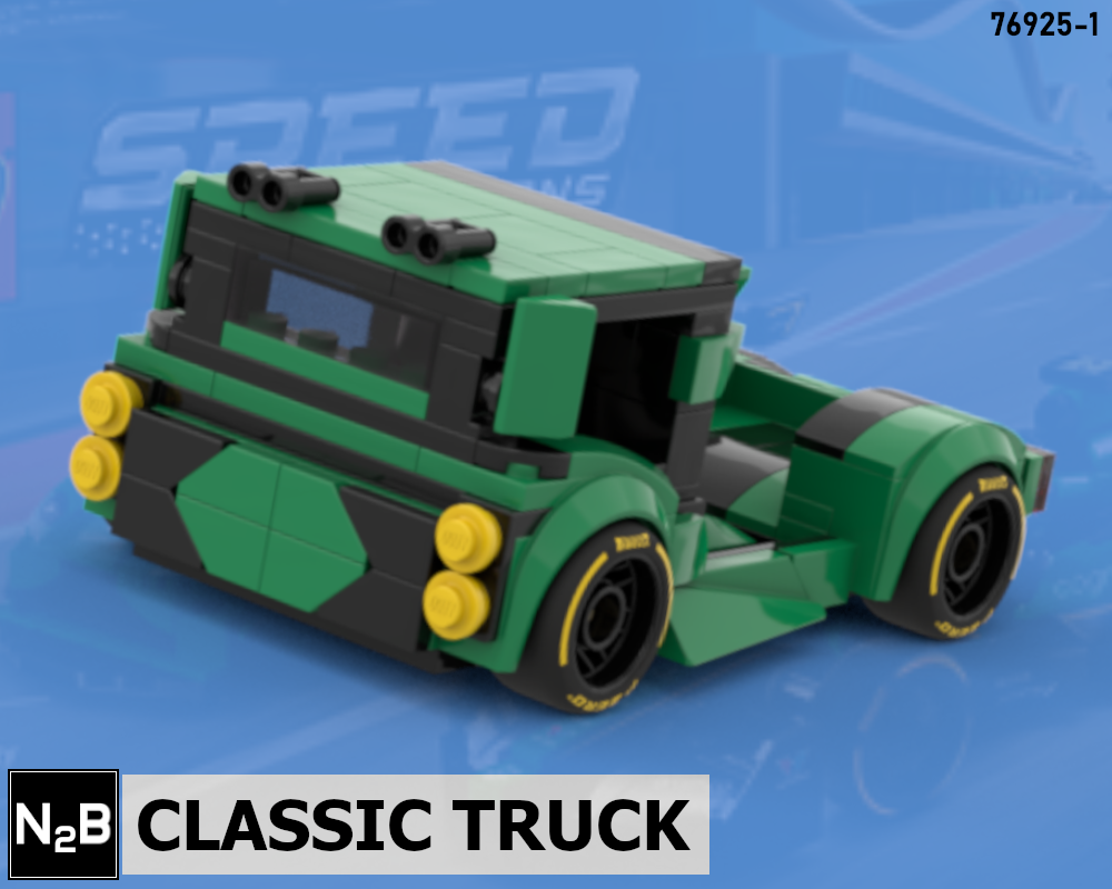 LEGO MOC 76925-1 Classic Truck by n2brick | Rebrickable - Build with LEGO