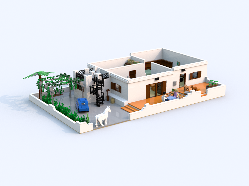 LEGO MOC Home on Crete by winstonbward | Rebrickable - Build with LEGO