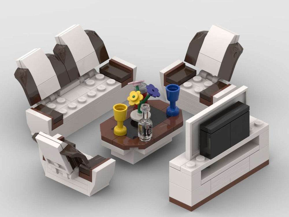 LEGO MOC-189532 Living Room by MarkMOC71 | Rebrickable - Build with LEGO
