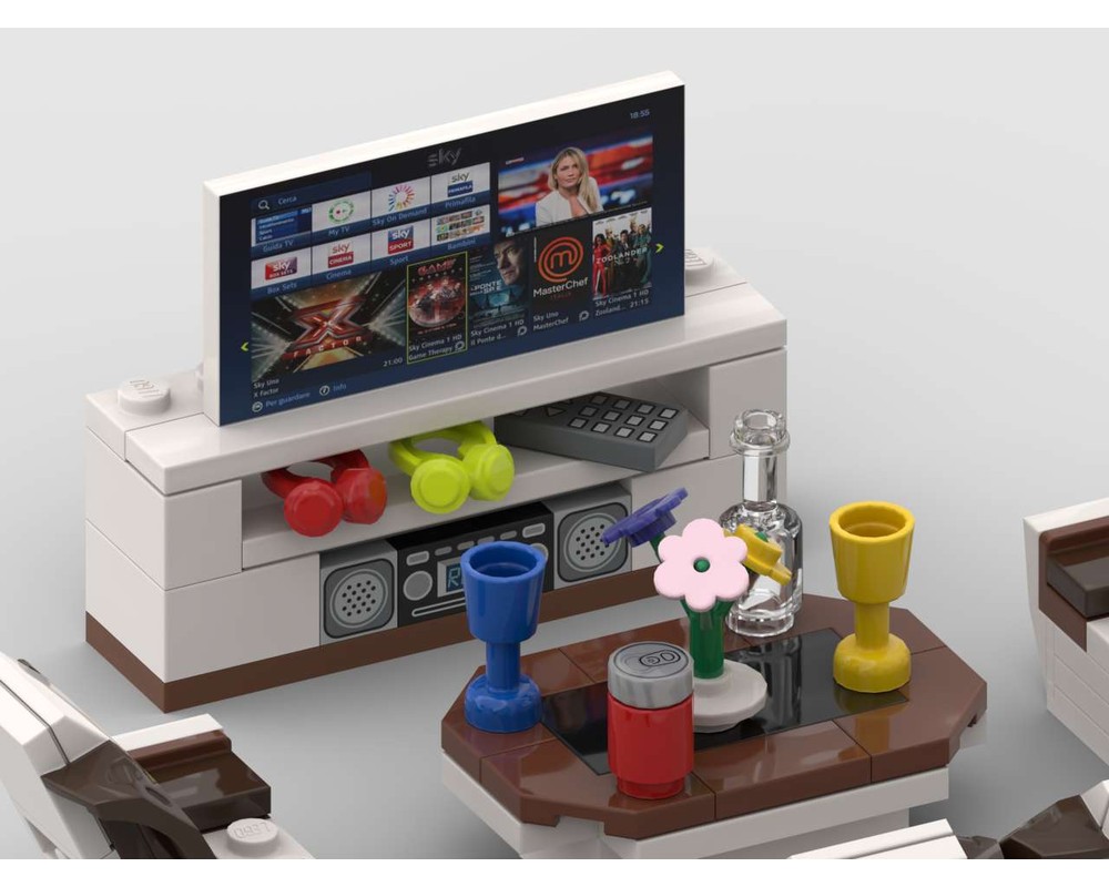 LEGO MOC Living Room by MarkMOC71 | Rebrickable - Build with LEGO