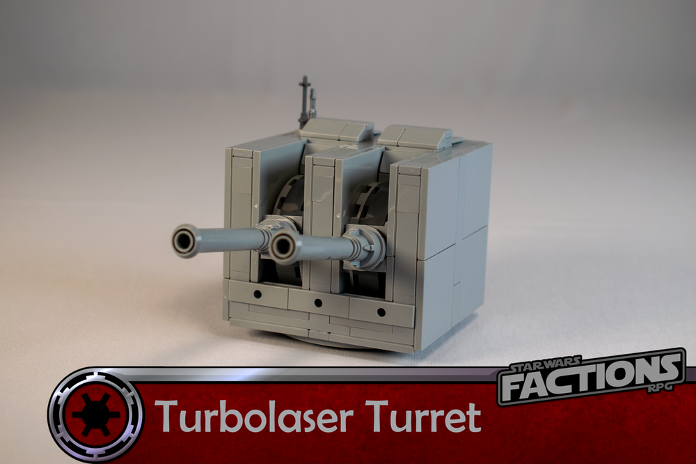 LEGO MOC Turbolaser Turret by Wiktor Radomski | Rebrickable - Build ...
