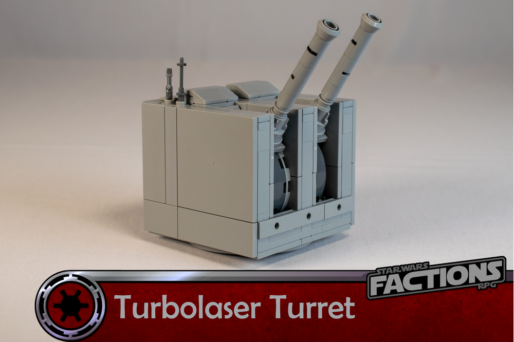 Lego Moc Turbolaser Turret By Wiktor Radomski Rebrickable Build