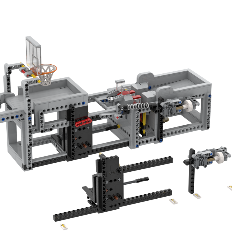 LEGO MOC Worm Drive spring tensioner for Carson's Basketball Shooter ...
