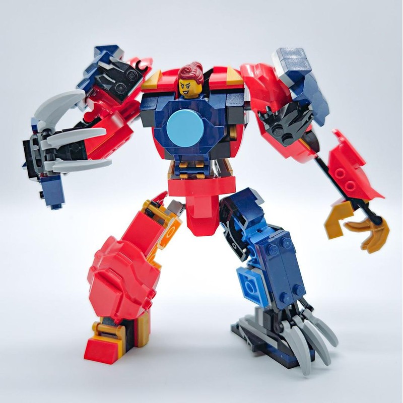 LEGO MOC Kai's Fire Mech/Corrupted Wolf Mech (71808 Alt Build) by ...