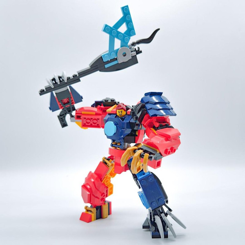 LEGO MOC Kai's Fire Mech/Corrupted Wolf Mech (71808 Alt Build) by ...