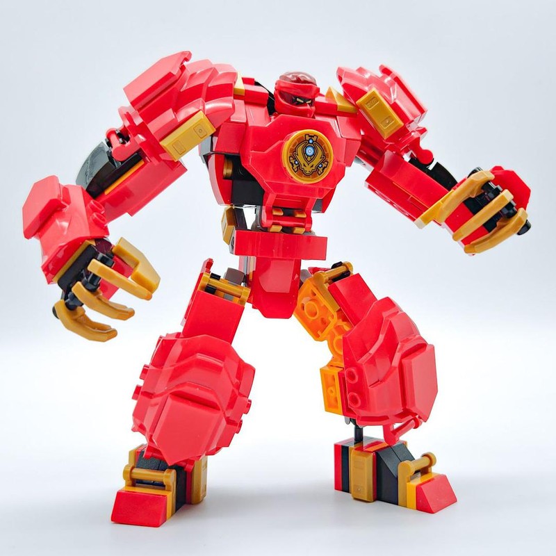 LEGO MOC Kai's Fire Mech/Corrupted Wolf Mech (71808 Alt Build) by ...