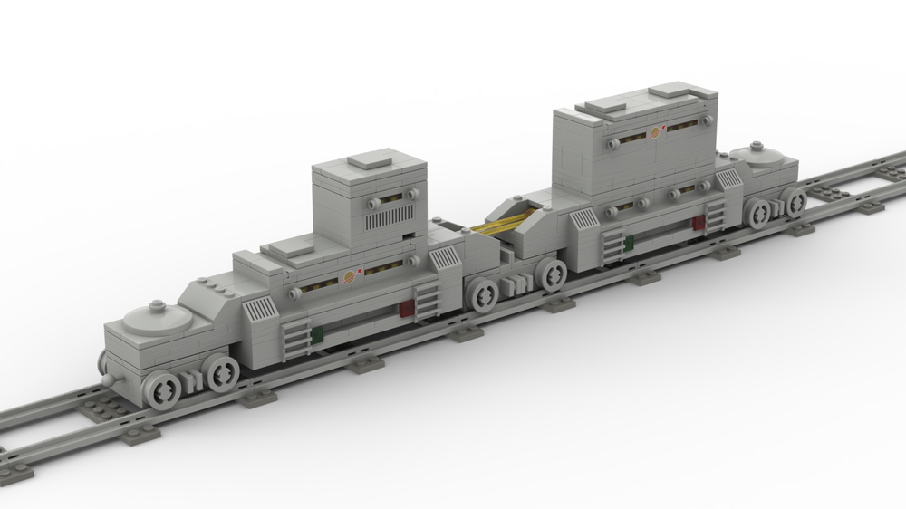 LEGO MOC PCS110 Double Stack Container Carrier Wagon by Polarstorm ...