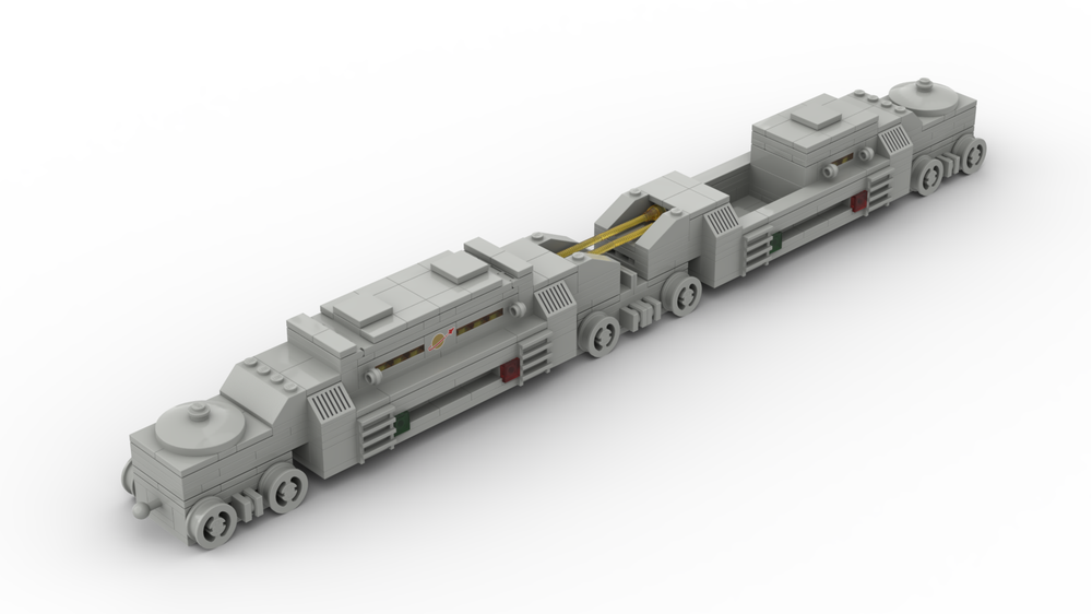 LEGO MOC PCS110 Double Stack Container Carrier Wagon by Polarstorm ...