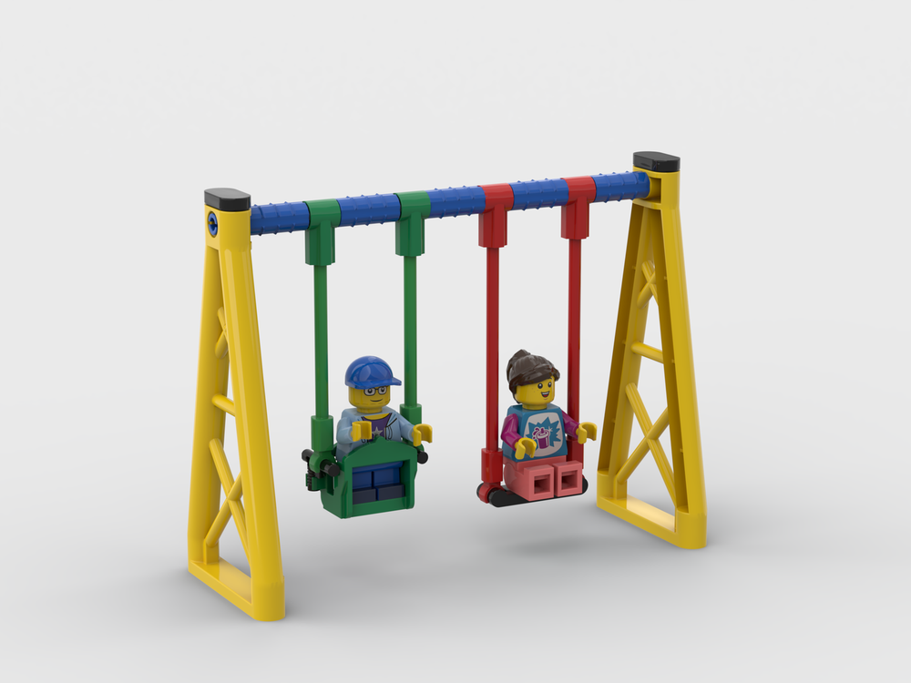 LEGO MOC Children's swing by BrickHappens | Rebrickable - Build with LEGO