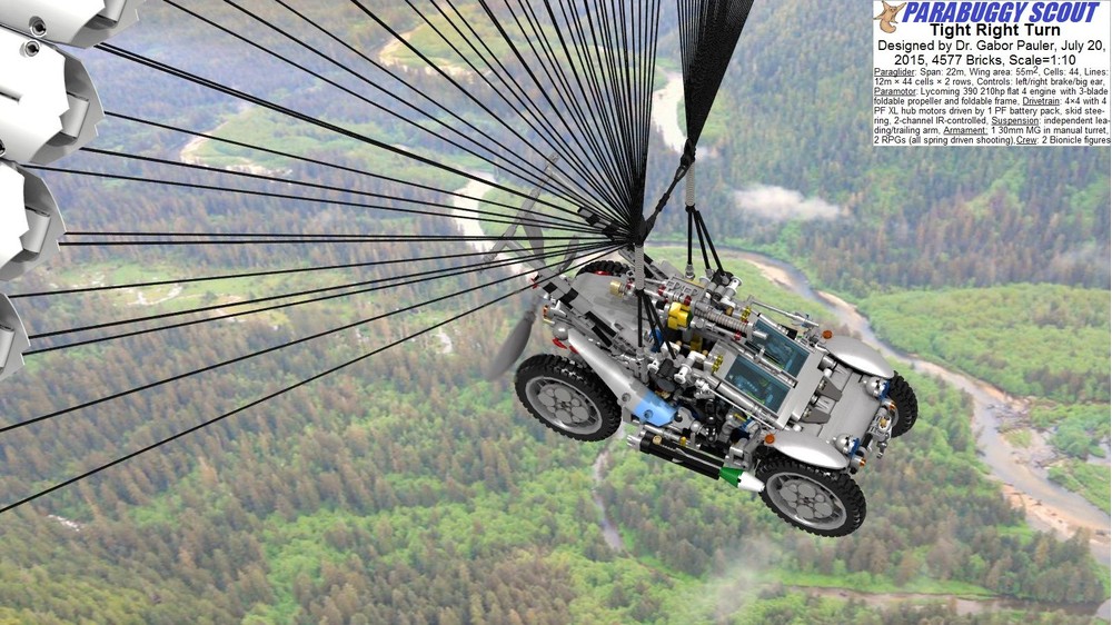 LEGO MOC Paramotor Scout Buggy by gjpauler | Rebrickable - Build with LEGO