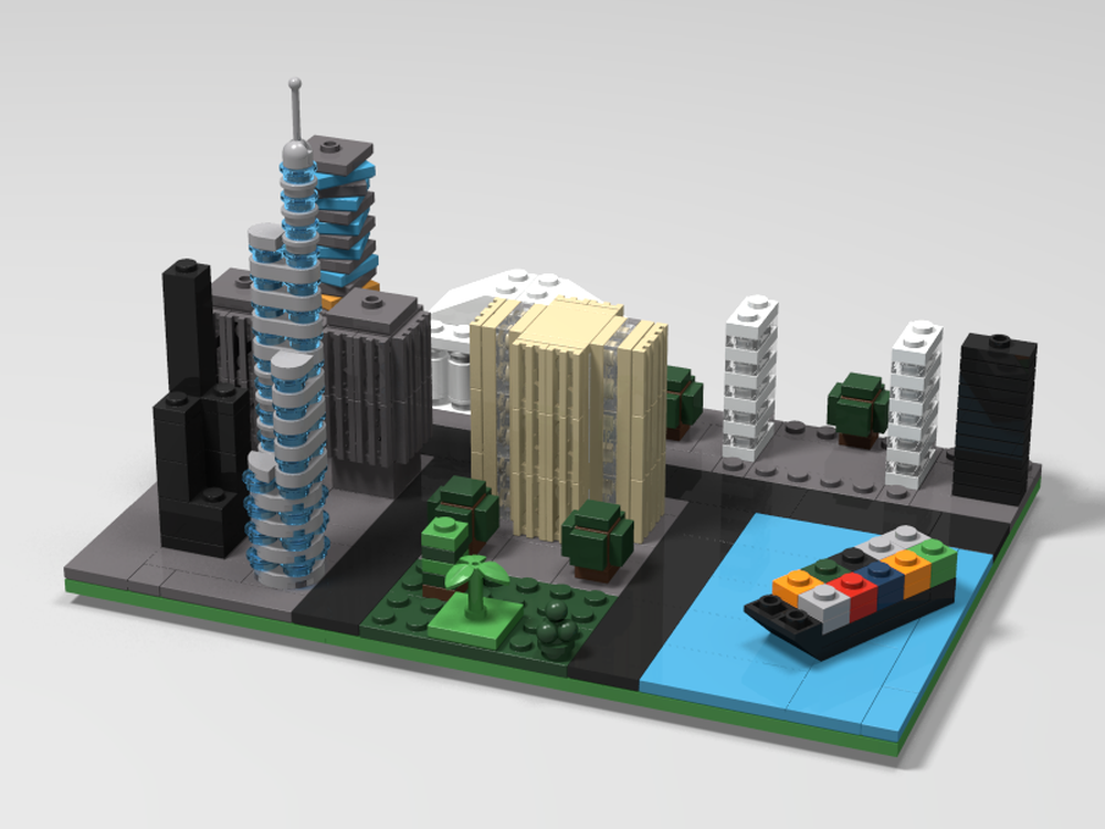 LEGO MOC mini city v2 by brickboy1™️ | Rebrickable - Build with LEGO