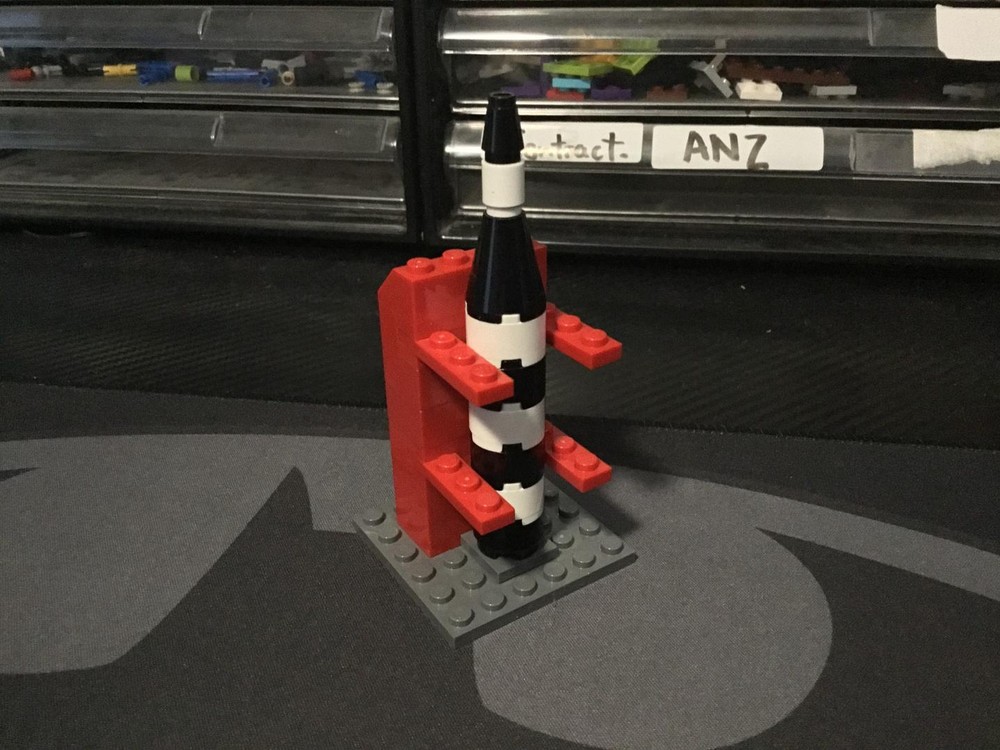 Lego Moc Space Rocket With Lanch Control By Legogodno10