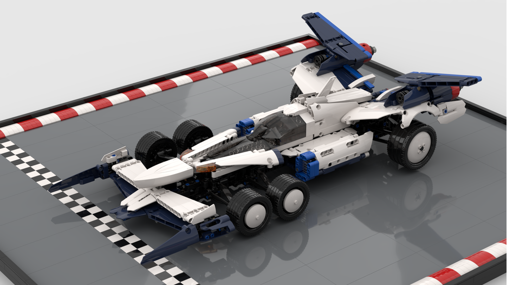 LEGO MOC MOC - F1 Future GPX Cyber Formula - Asurada（Second Edition） by ...
