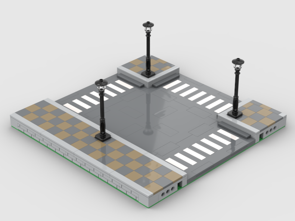 LEGO MOC Mils Road T crossing 32x32 (Front) (2) by BigBrick2 ...