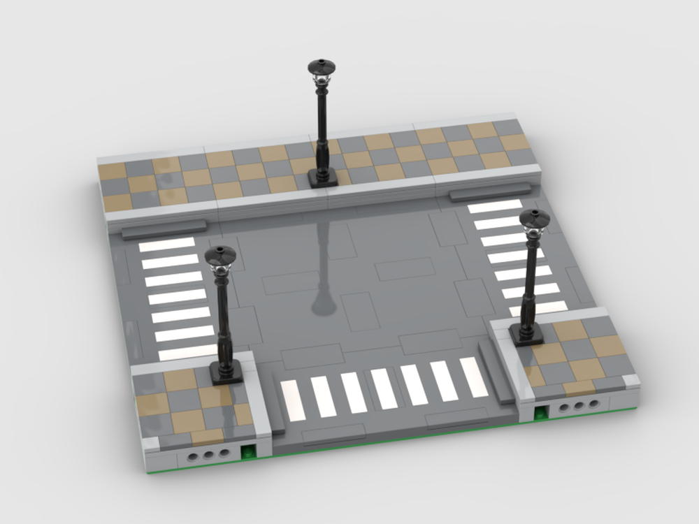 LEGO MOC Mils Road T crossing 32x32 (Front) (2) by BigBrick2 ...
