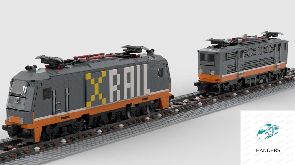 LEGO MOC Swedish XRail Electric Locomotives by Handers | Rebrickable ...