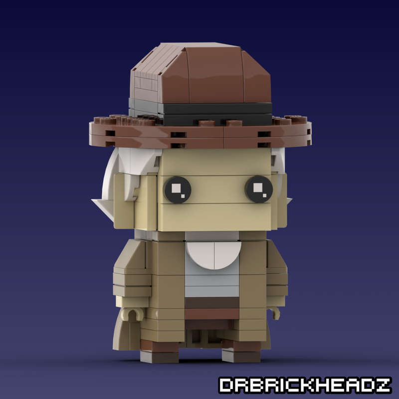 LEGO MOC Doc Brown (Back to the Future Part III) Brickheadz by ...