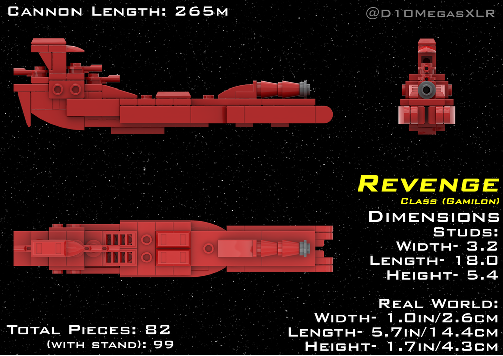 LEGO MOC Revenge Class (Gamilon) by D10MegasXLR | Rebrickable - Build ...